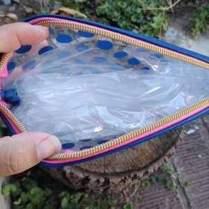 Modella | Bags | Modella Clear Polka Dot Clutch | Poshmark